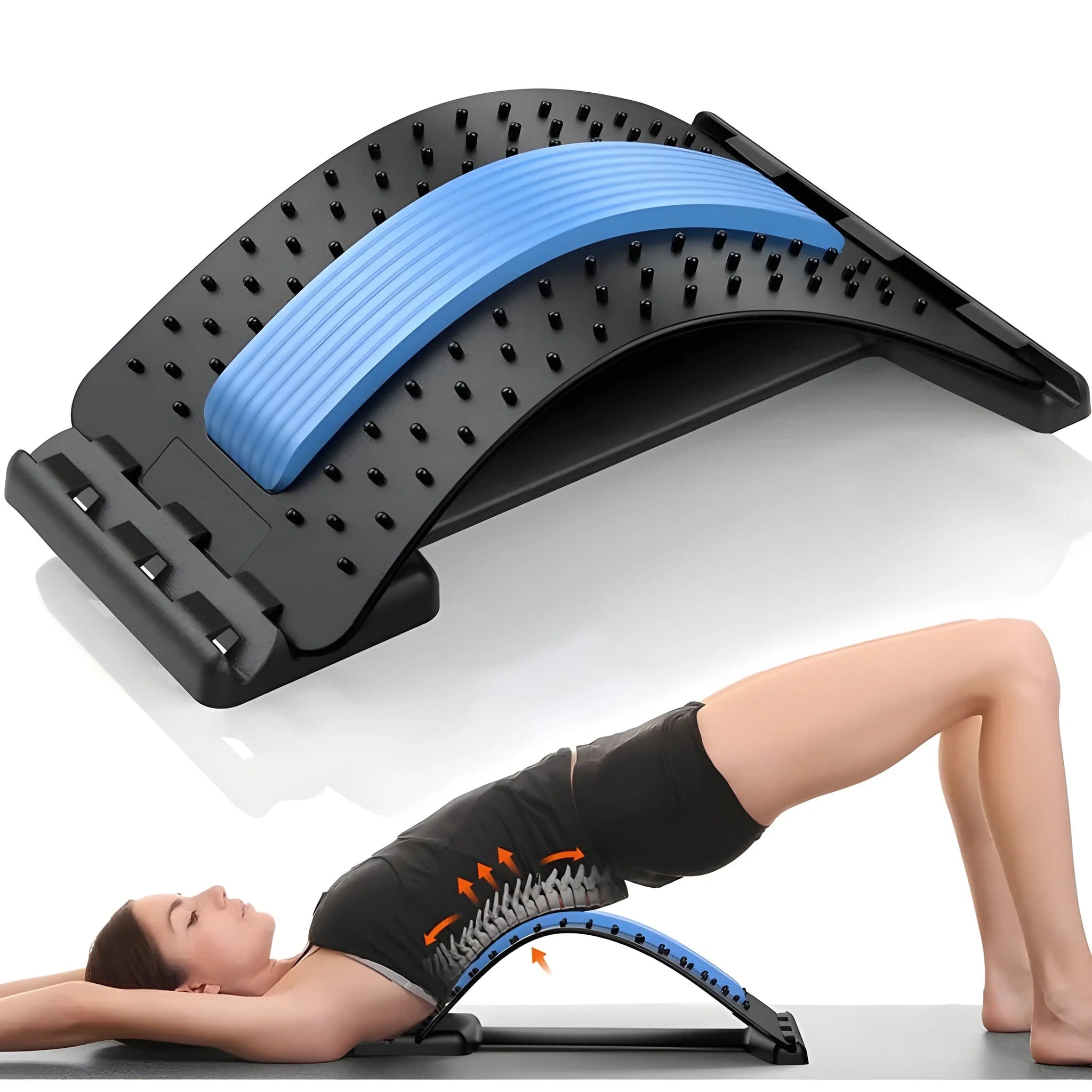 SpineFlex Pro - Advanced Multi-Level Adjustable Back Stretcher