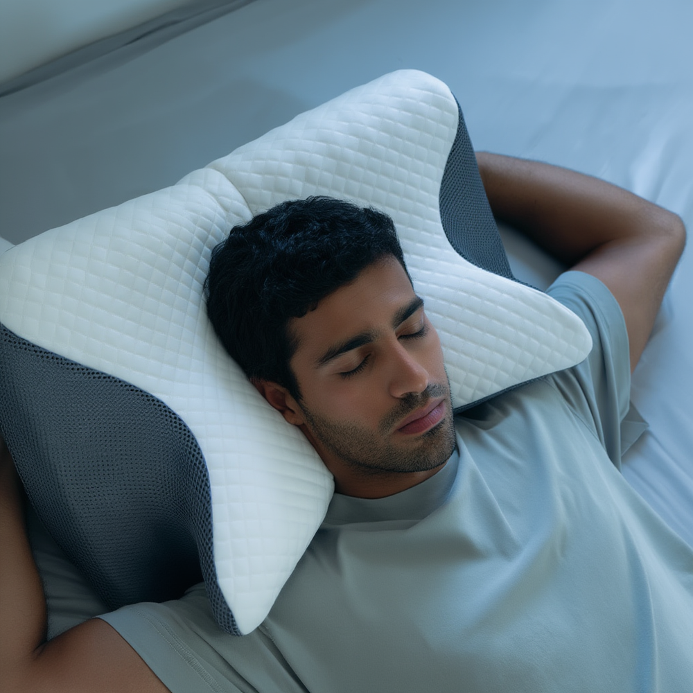 ContourEase™ Orthopedic Memory Foam Pillow - Neck Pain Relief | Neurelio